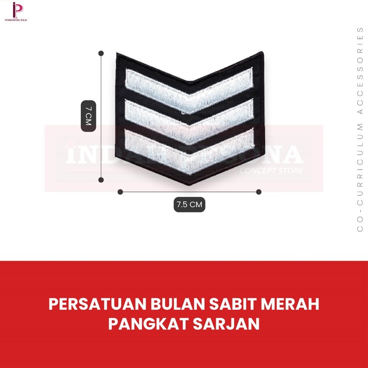 LENCANA PANGKAT 3 SARJAN SULAM (PBSM) | Shopee Malaysia