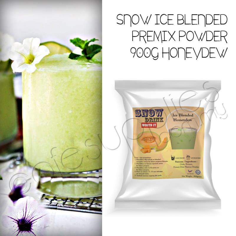 SNOW ICE BLENDED INSTANT PREMIX POWDER 900G - HONEYDEW | Shopee Malaysia