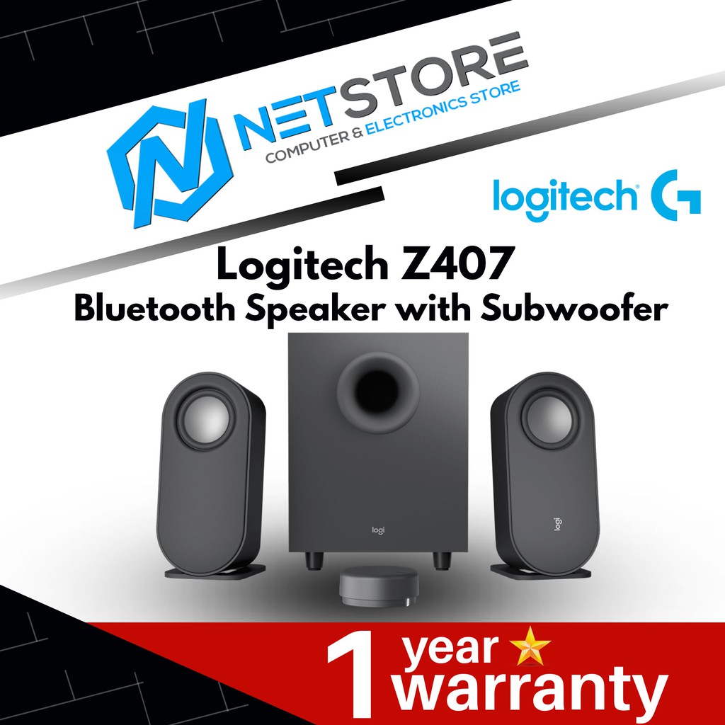 Logitech z407 bluetooth speaker with subwoofer 980-001351 | BeeCost