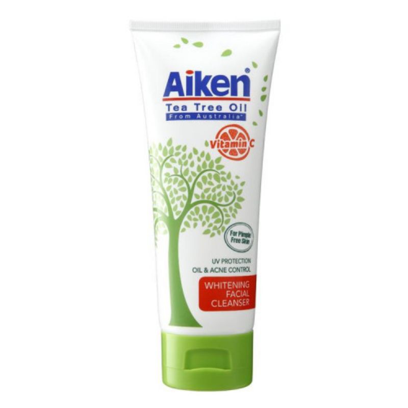 Aiken Tea Tree Oil Whitening Facial Cleanser (Trial Pack 15g) | Shopee ...