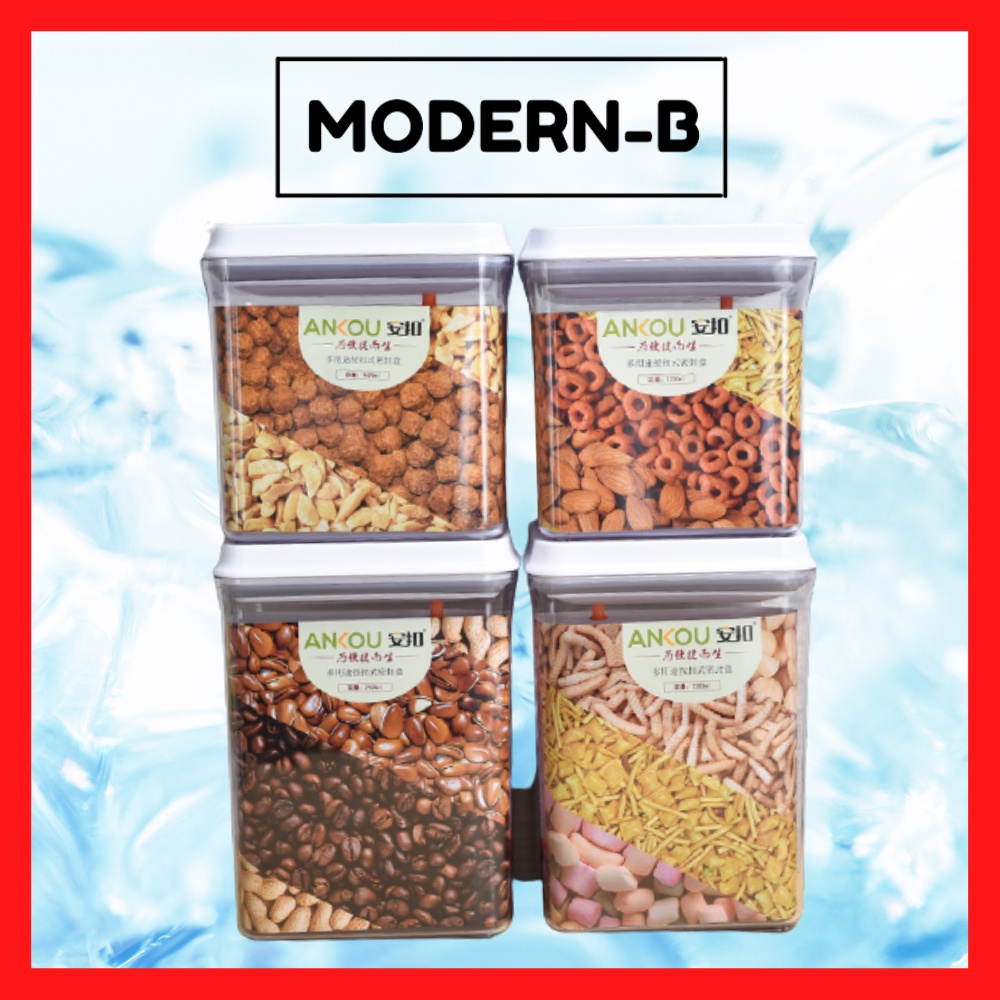 ANKOU Airtight Food Storage Milk Powder Container Original Rectangular ...