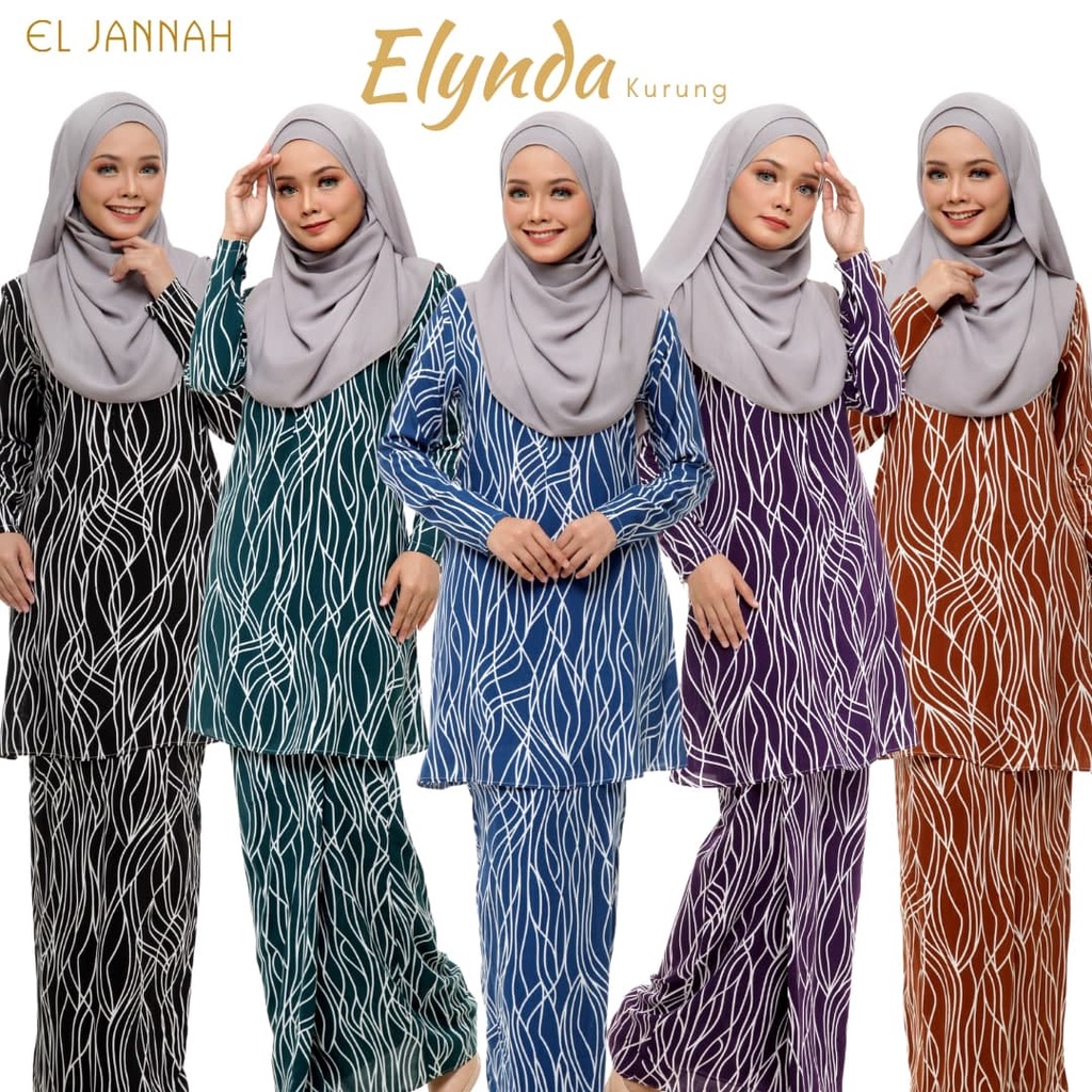 SALE !! BAJU KURUNG COTTON ELYNDA | BAJU KURUNG PLUS SIZE | Shopee Malaysia