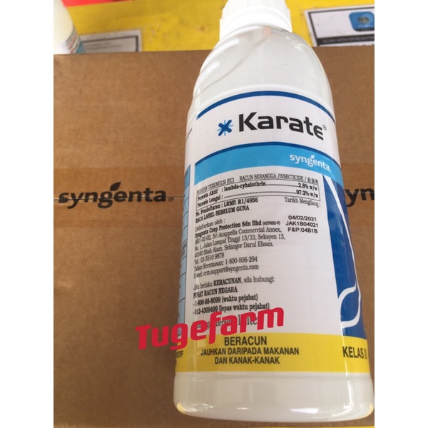 Karate 1L / Racun Karate / Kawalan Ulat Kwalan serangga | Shopee Malaysia