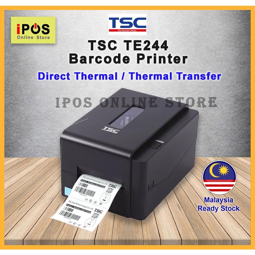TSC TE244 Barcode Label Printer (Similar to TE200 / TTP 244 PRO / TTP ...
