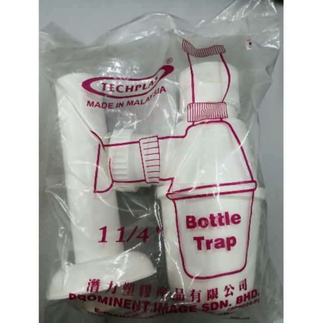 Techplas bottle trap | Shopee Malaysia