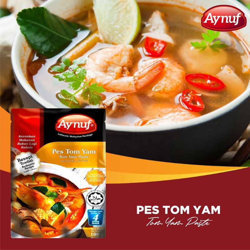 [Pes Tom Yam Aynuf] Ala Thai Cook Paste Perencah Masak Masakan Rempah ...