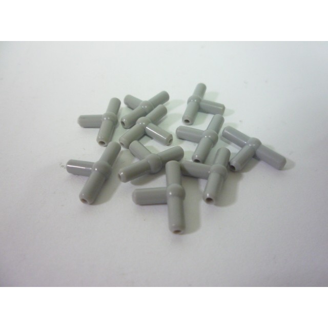 LEGO Genuine Parts - Pneumatic T Piece - Light Grey X 5 Pcs - 4211508 ...