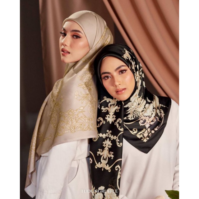 Majestic (Satin Silk Square & Shawl by Tudung Ruffle) | Shopee Malaysia