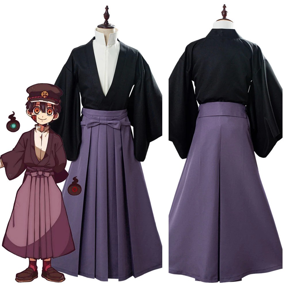 Anime Toilet-Bound Hanako-kun Hakama Pant Kendo Costume Cosplay Tsukasa ...
