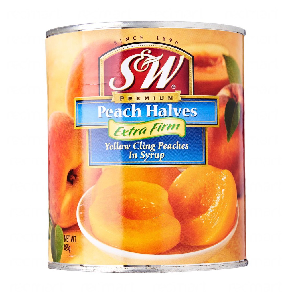S&W PREMIUM PEACH HALVES IN SYRUP 825G | Shopee Malaysia