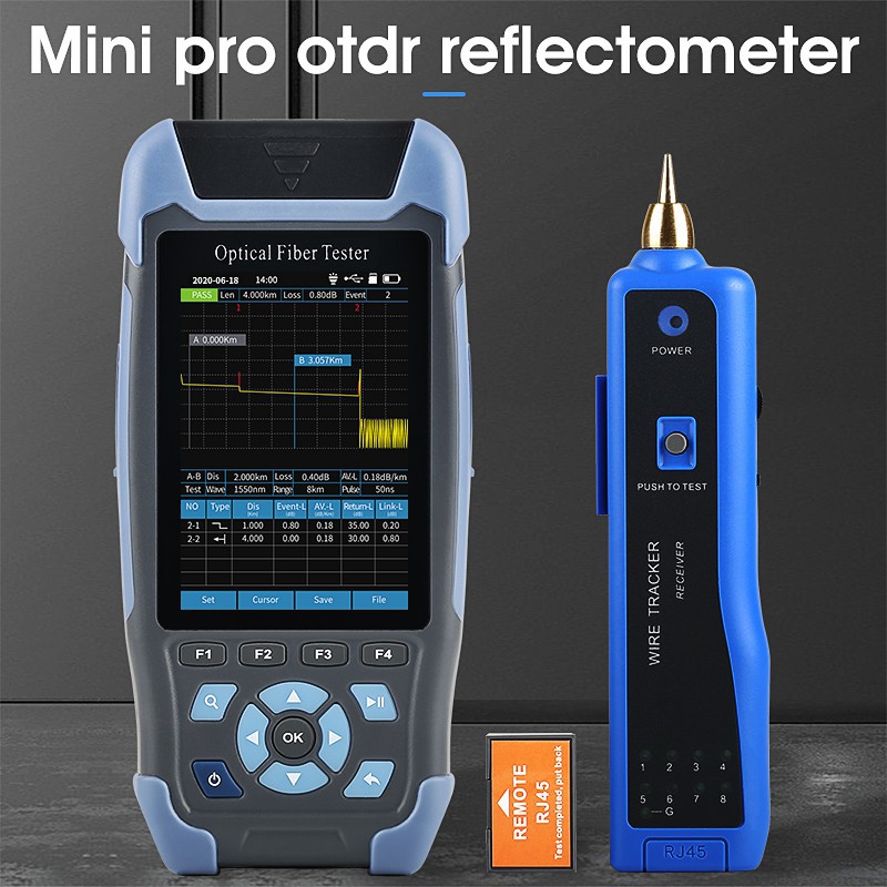 Comptyco mini pro otdr reflectometer 9 functions in 1 device opm ols ...