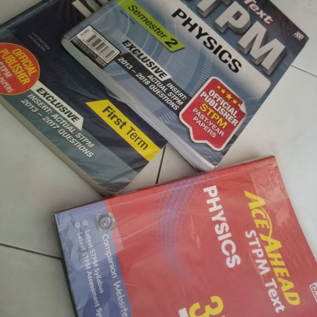 USED STPM FORM 6 PHYSICS TEXTBOOKS | Shopee Malaysia