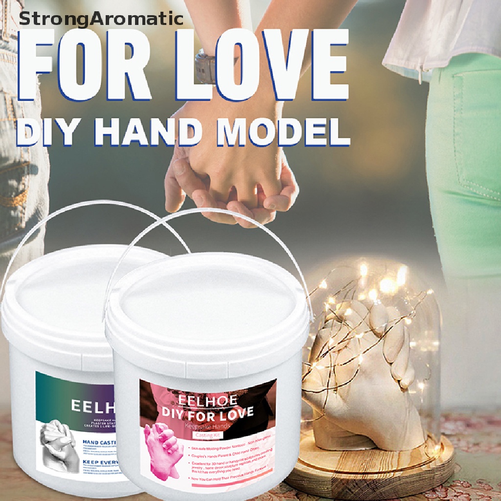STRO Hand Foot Print Mold Gypsum Hand Casting Kit Baby Birthday Gift ...