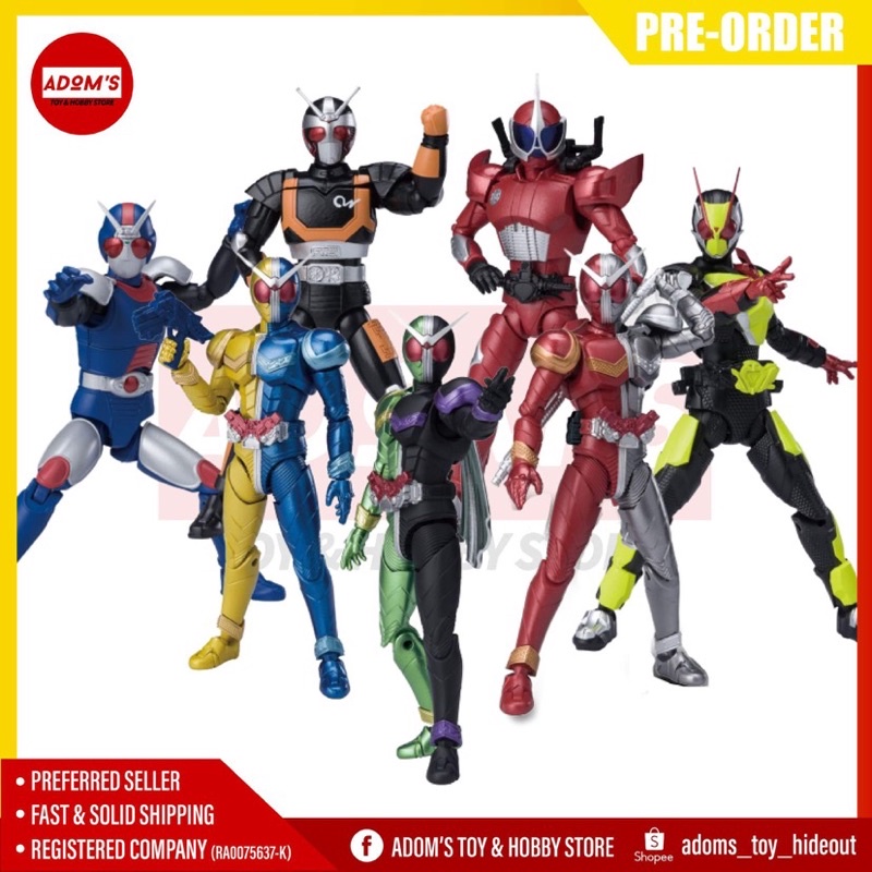 [Ready Stock] SHODO-XX (Double Cross) Kamen Rider 02 (W / Double, Accel ...