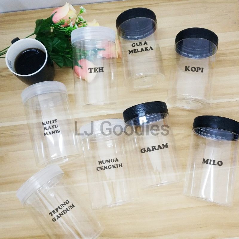 Bekas Rempah (1000ml) Bekas Dapur / Balang Kuih / Bottle Plastik ...