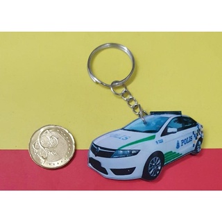 Proton preve pdrm polis police keychain 2d | Shopee Malaysia