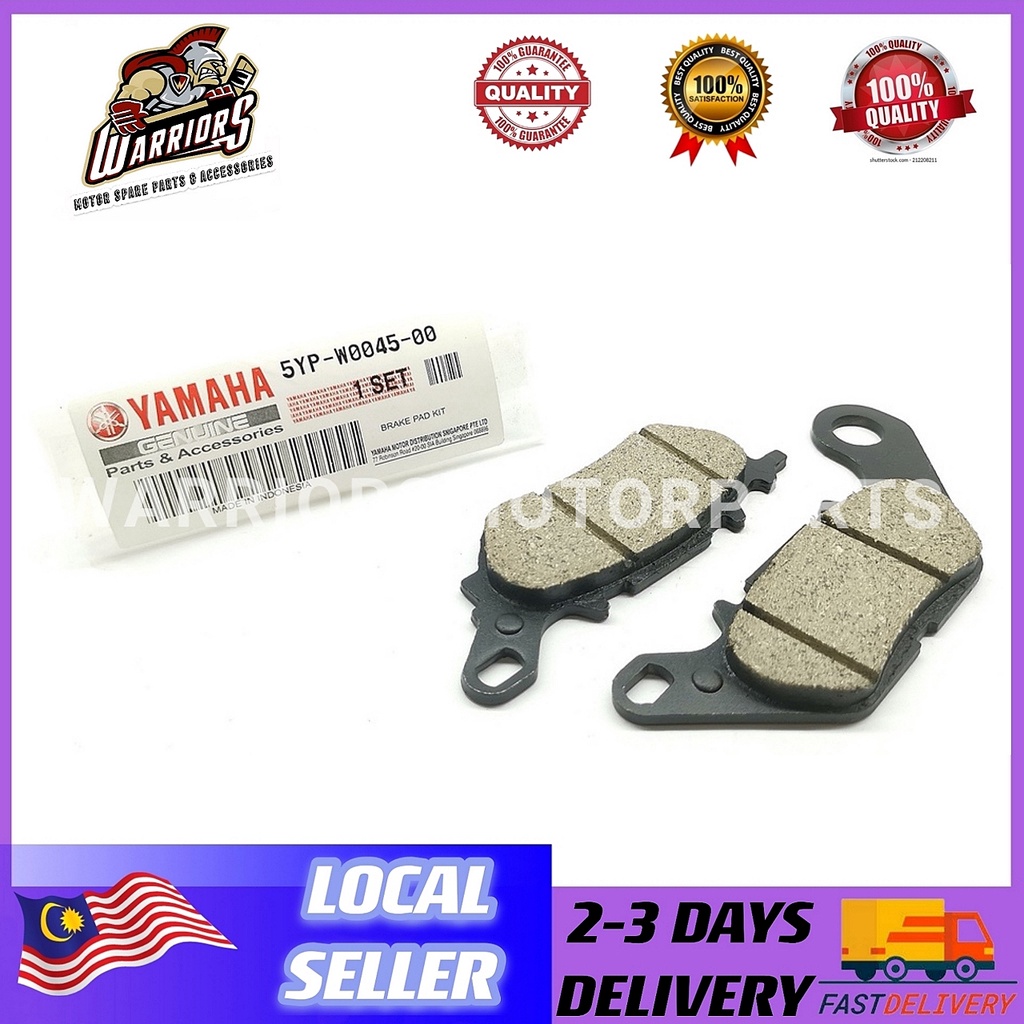 YAMAHA LC135/LC135 NEW V1-V7 (5YP) FRONT DISC BRAKE PAD BRAKE PAD DEPAN ...