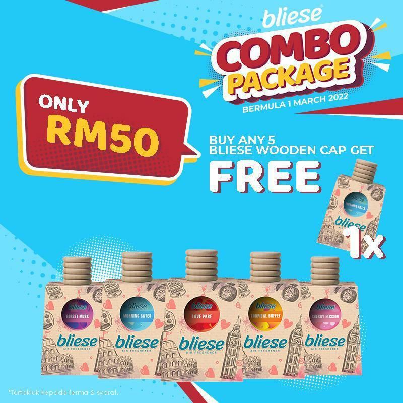 PEWANGI KERETA COMBO BLIESE/ RM 50 ONLY/ BUY 5 FREE 1/ PEWANGI ALMARI ...