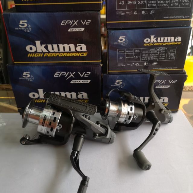OKUMA EPIX V2 EPX30/EPX40/EPX55/EPX65 FISHING REEL | Shopee Malaysia