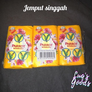 PARROT BOTANICAL SOAP | SABUN CAP BURUNG | POPINJAY kuning | 3 biji ...