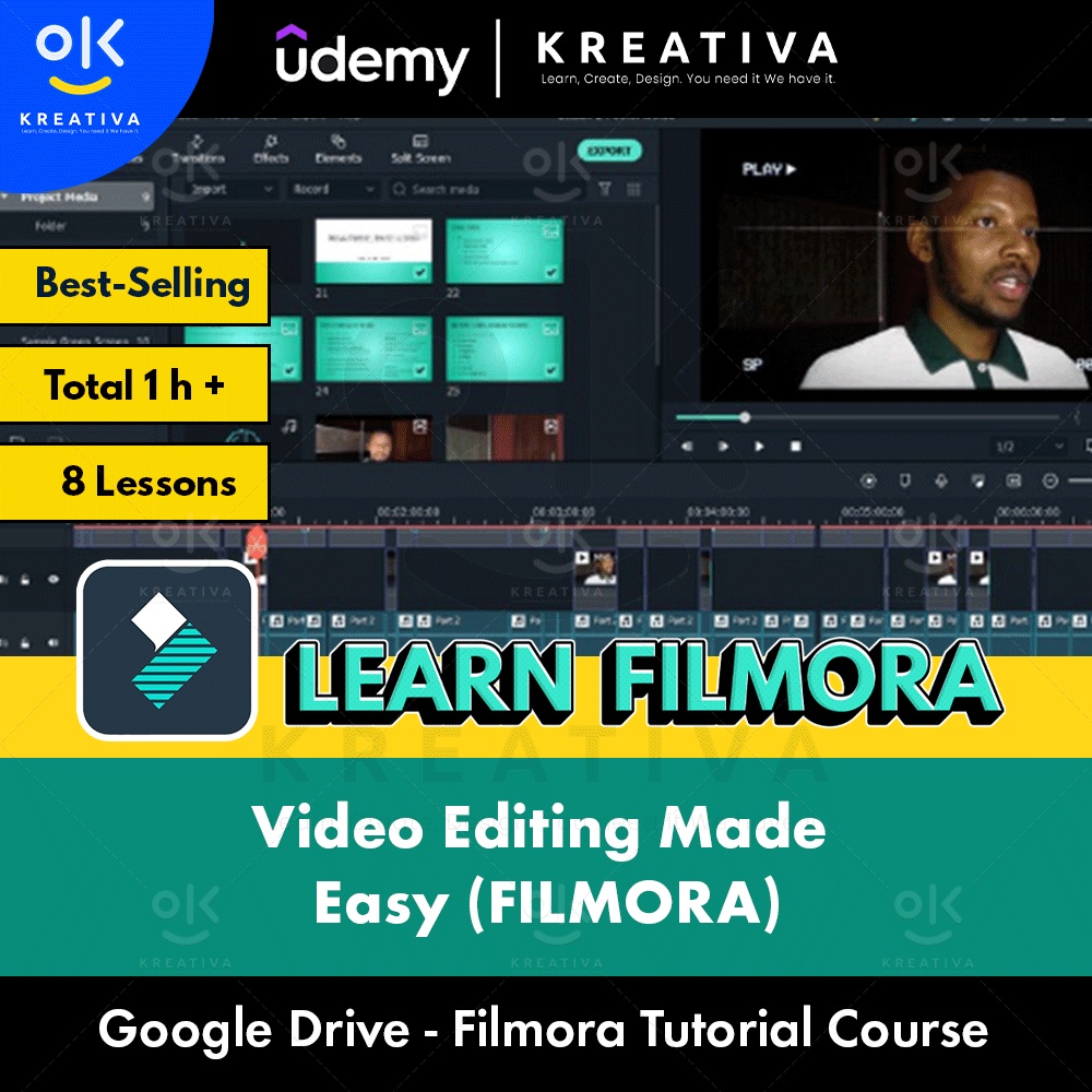 Video Course-Video Editing Made Easy (FILMORA) | Learn Filmora Course | Shopee Malaysia