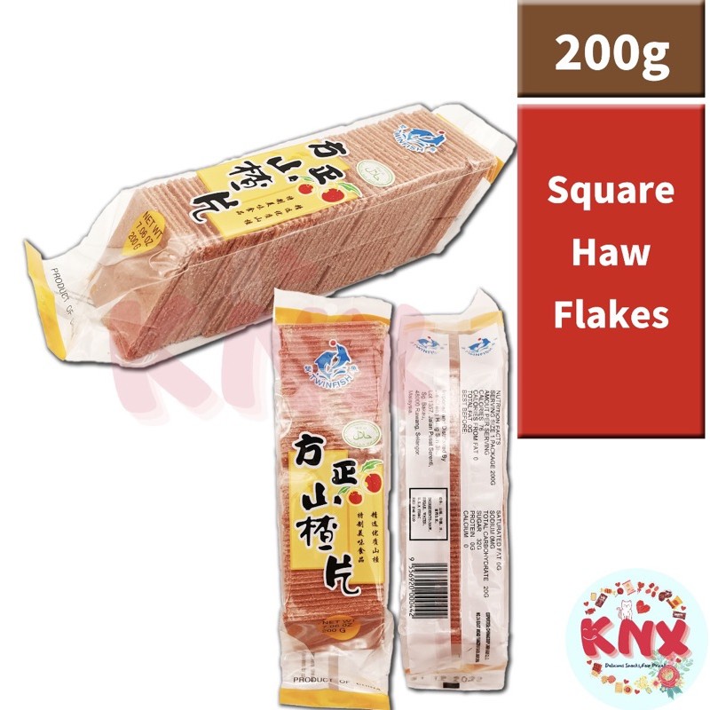 Twin Fish Haw Flakes square 200gram | Shopee Malaysia