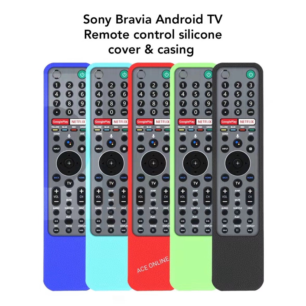 Sony Bravia Android TV Remote control silicone cover & casing | Shopee ...