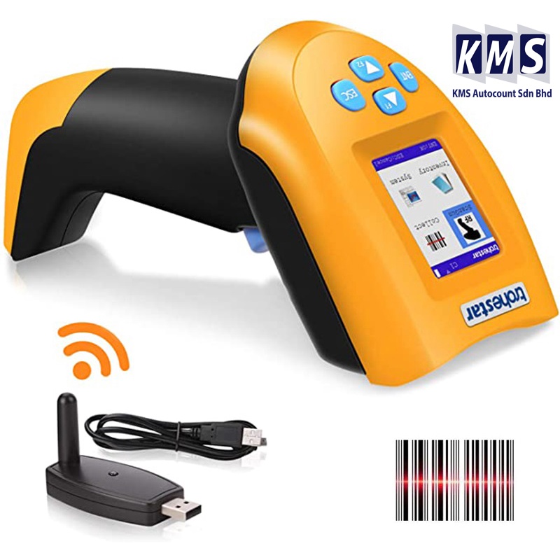 NS2203 Wireless Barcode Scanner 1D USB Handheld Bar Code Reader Laser ...