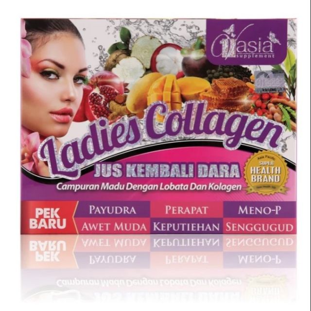 V'ASIA Ladies collagen Jus Kembali Dara (sachet) | Shopee Malaysia
