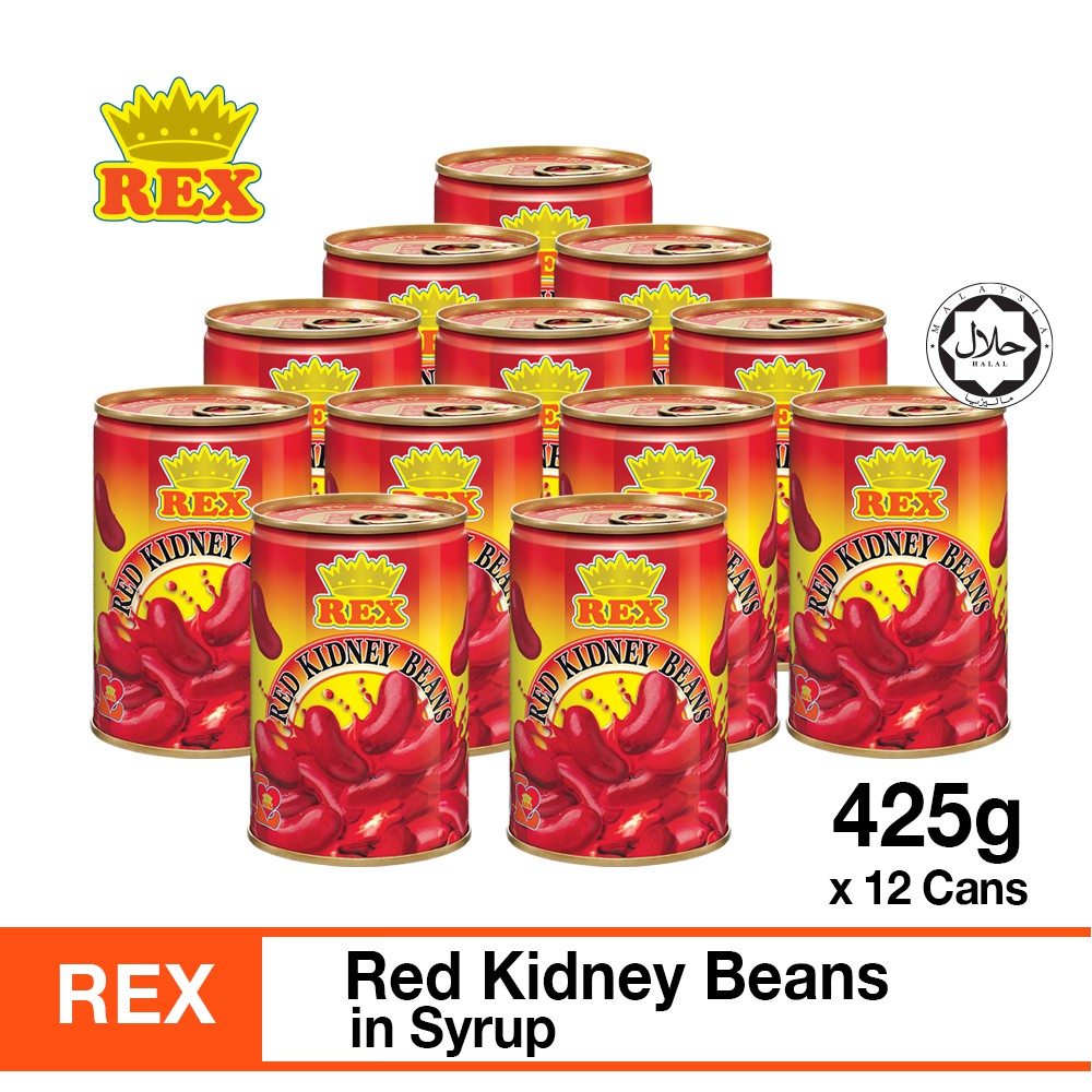Rex Red Kidney Beans (425g x 12) | Shopee Malaysia