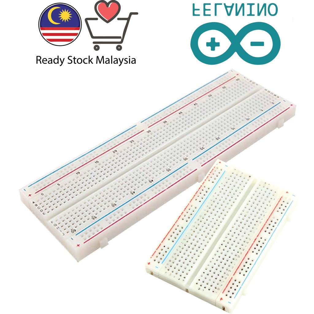 Solderless Breadboard full size half size for Arduino and Prototyping ...