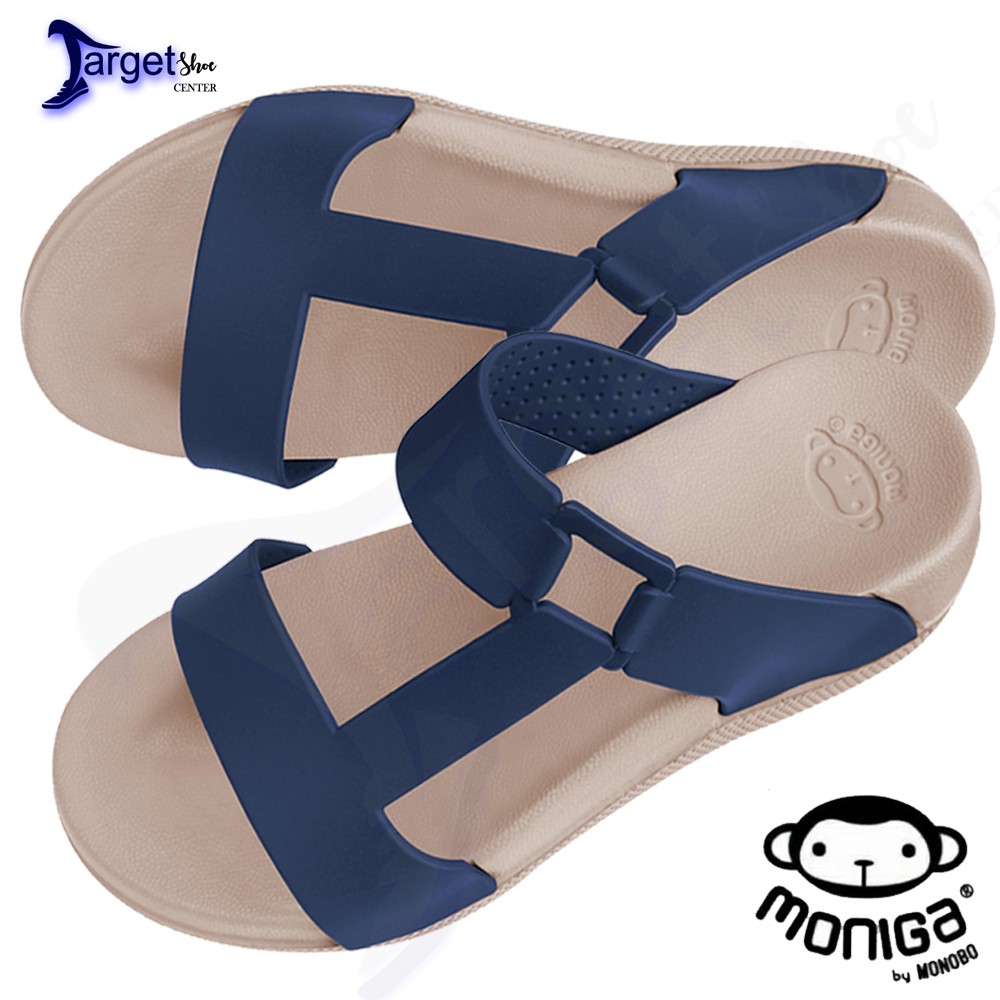 Ladies Sandal Slipper Monobo Moniga 7.6 Multicolor (BEIGE BLUE ...