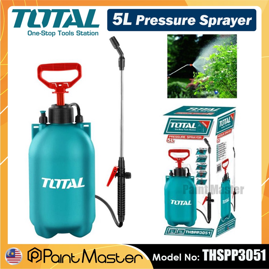 Total Heavy Duty Chemical Pressure Sprayer THSPP3051 Farm Pesticide ...