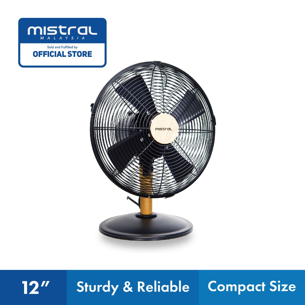 Mistral Table Fan MTF1215M | Shopee Malaysia