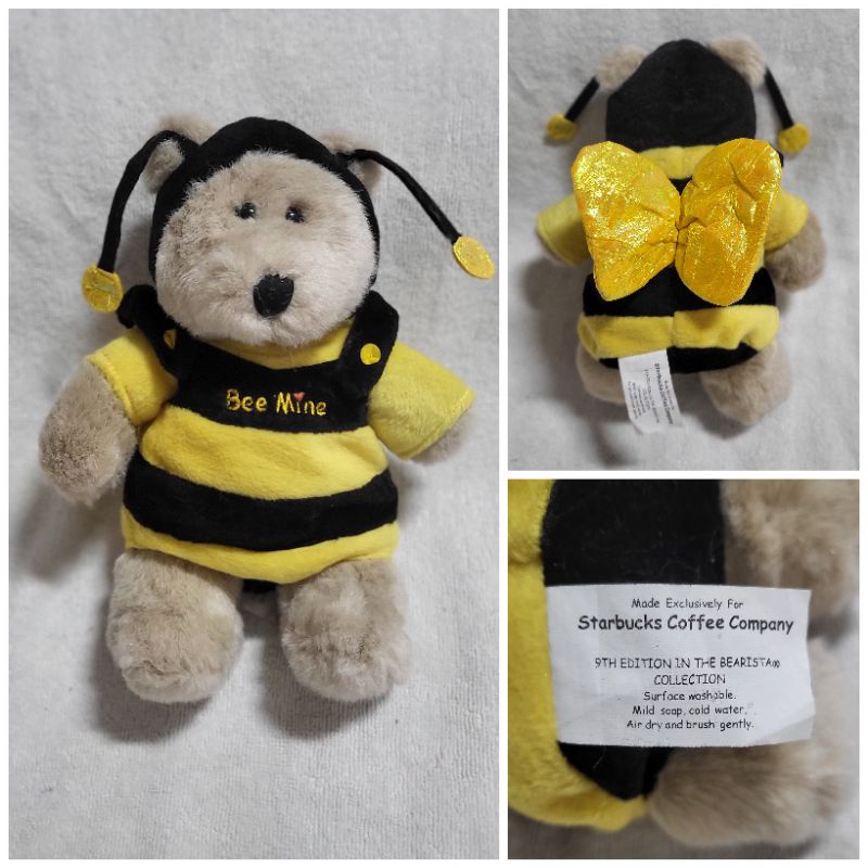 [Retired] Starbucks 1999 Bearista Collection - 9th Edition Bee Mine ...