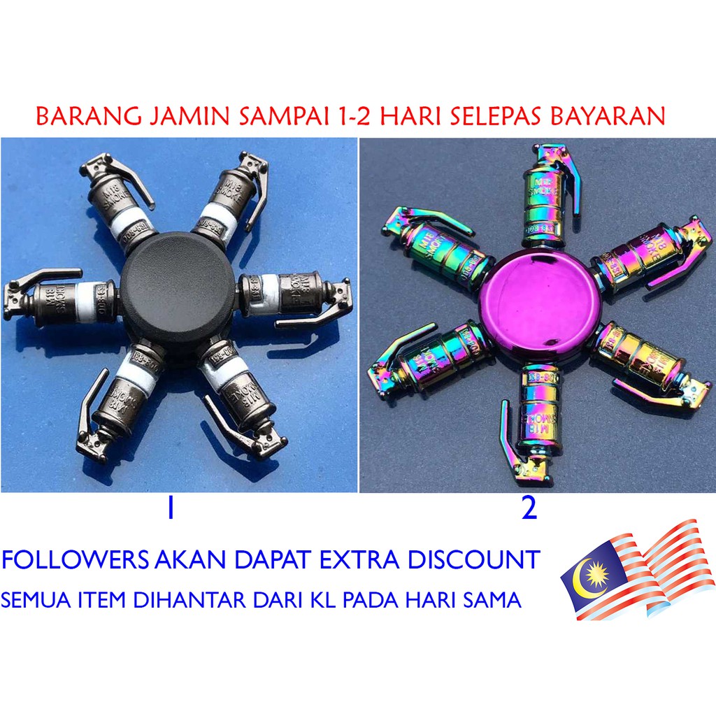 PUBG Smoke Grenade Fidget Hand Spinner | Shopee Malaysia