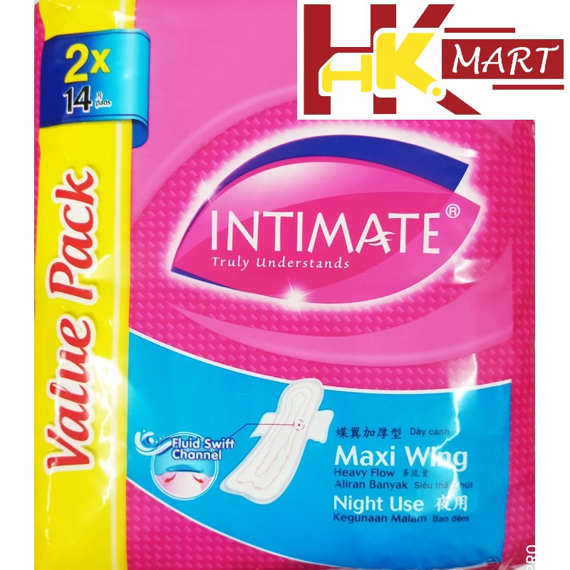Intimate Maxi Wing Night Use 28cm (28 pads) | Shopee Malaysia