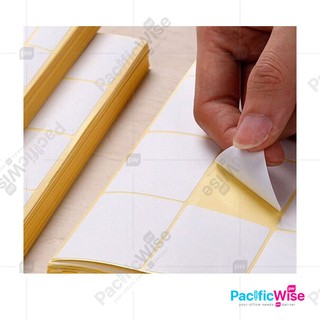 Rectangle Sticker Label/Label Pelekat Segi Empat/Sticker Label/135mm x ...