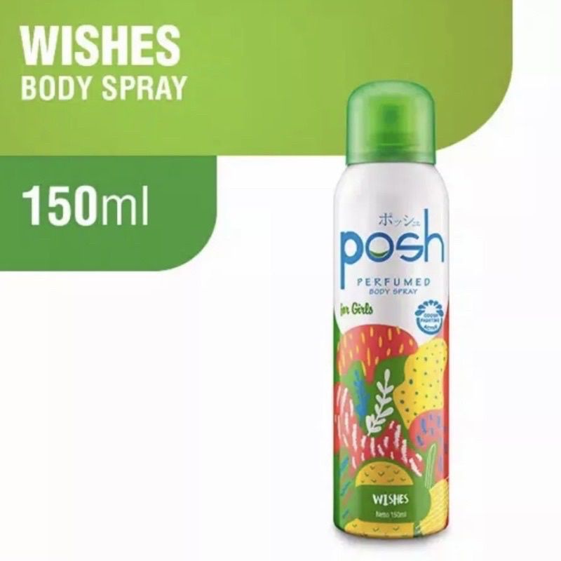 Posh Body Spray Wishes 150ml | Shopee Malaysia