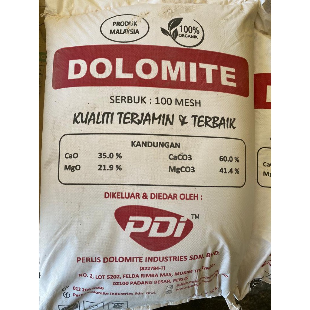 REPACK Dolomite Fertilizer 10 KG Durian, fruit tree Chili And All Types ...