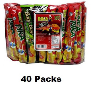 40 Packs Bika Pika Bagi-Bagi Cheese Corn Snack 11g Each (LOCAL READY ...