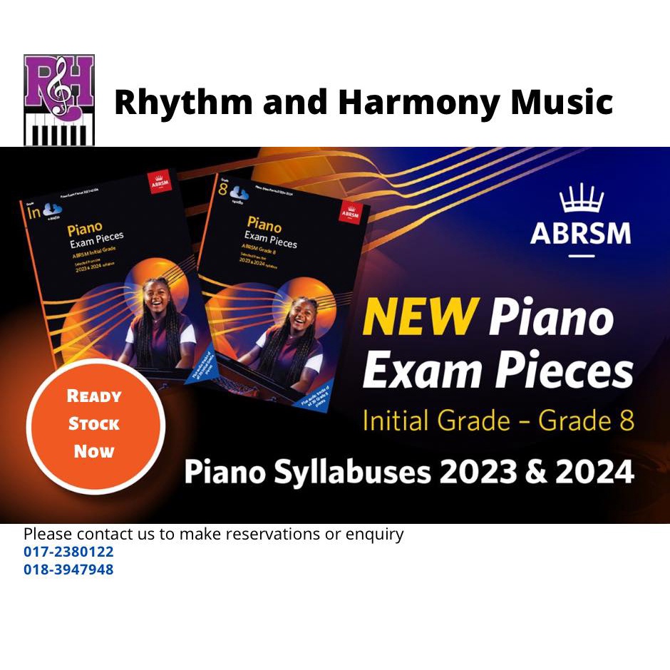ABRSM Piano Exam Pieces Exam Book 2023 & 2024 Grade 1-8 (Book Only) [READY STOCK] | Shopee Malaysia