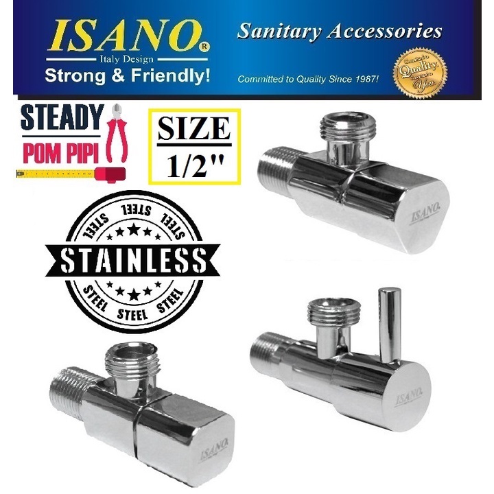 1/2" ISANO ANGLE VALVE - 1610AV / 1620AV / 1640AV | Shopee Malaysia