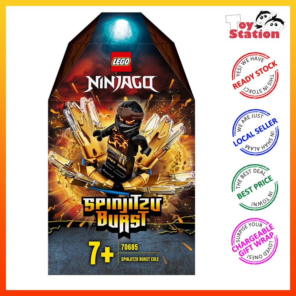 ORIGINAL LEGO NINJAGO Spinjitzu Burst - Cole 70685 | Shopee Malaysia