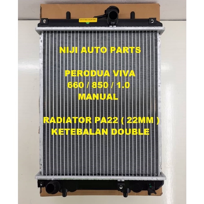 Radiator Perodua Viva 850 / 1.0 MANUAL Radiator Tangki Air PA22 Viva ...
