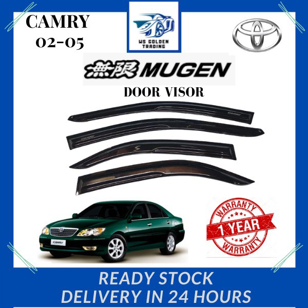 TOYOTA CAMRY 2002 2003 2004 2005 (XV30) MUGEN DOOR VISOR Air Press Sun ...