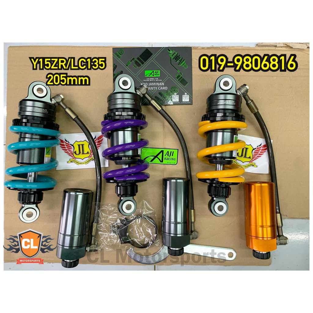 AJI RACING Adjustable Monoshock ( Y15ZR & LC135 ) (With Tank) | Shopee Malaysia
