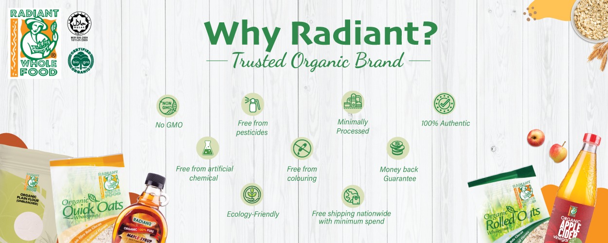 Radiant Organic Official Shop Online, October 2022 | Shopee Malaysia