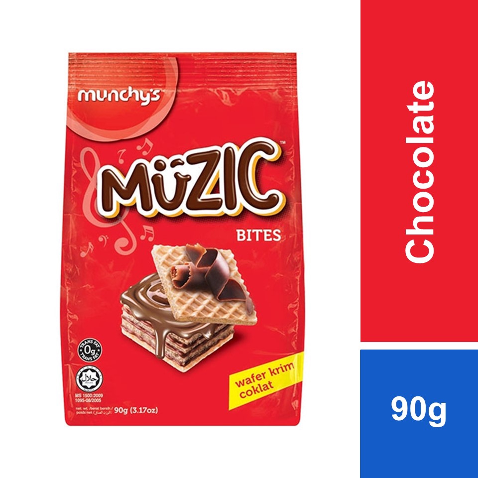 Munchy's Muzic Wafer Bites 90g | Shopee Malaysia