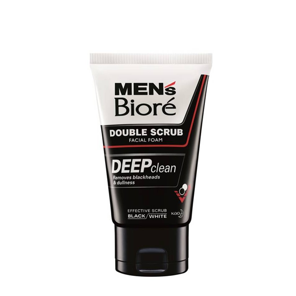 Biore Men's Foam Double Scrub Deep Clean (100g) | Shopee Malaysia